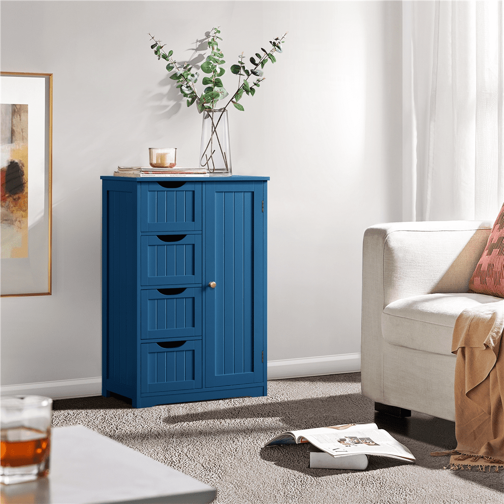 Click here for Yaheetech Wooden Storage Cabinet With 4 Drawers  N... prices