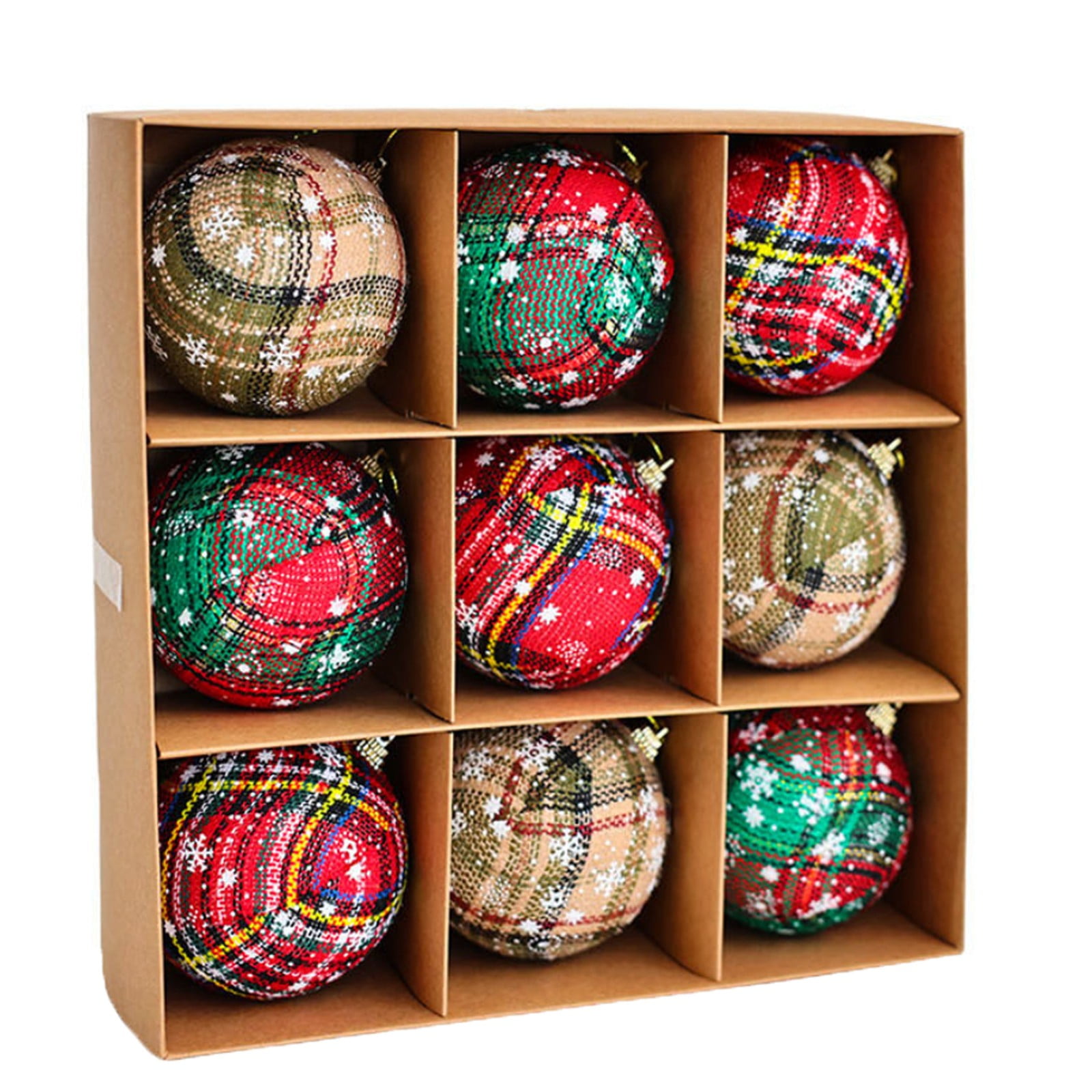 Click here for Maple Nest Christmas Tree Decorations 9pcs Burlap... prices