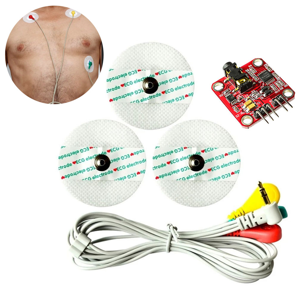 Módulo Sensor Electricidad Muscular Señal Analógica Muscular Kit ...