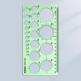 Linjieee Circle Template For Drawing Drafting Geometric Circle Ruler ...