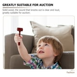 wooden small gavel 4Pcs Decorative Wooden Auction Hammer Creative Judge ...