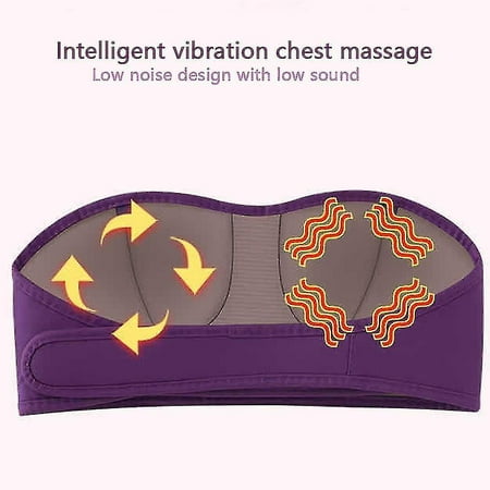 Electric Chest Enlarge Massager Breast Enhancer Booster Heating Breast ...