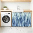 Blue Navy Nostalgia Pencil Touches Cabinet Curtains 11" W x 13" L ...
