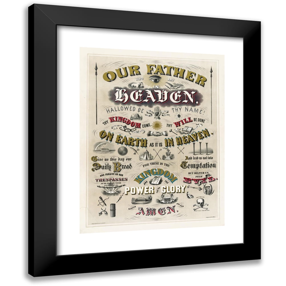 W.A. Welsher 19x24 Black Modern Framed Museum Art Print Titled - Our ...