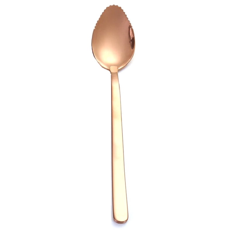 Household Fruits Scrapper Spoon Saw Tooth Dessert Spoon Baby Food ...