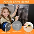 BrilhoGlee Acrylic Magnetic Chore Chart for Kids, 16"x12" Dry Erase ...
