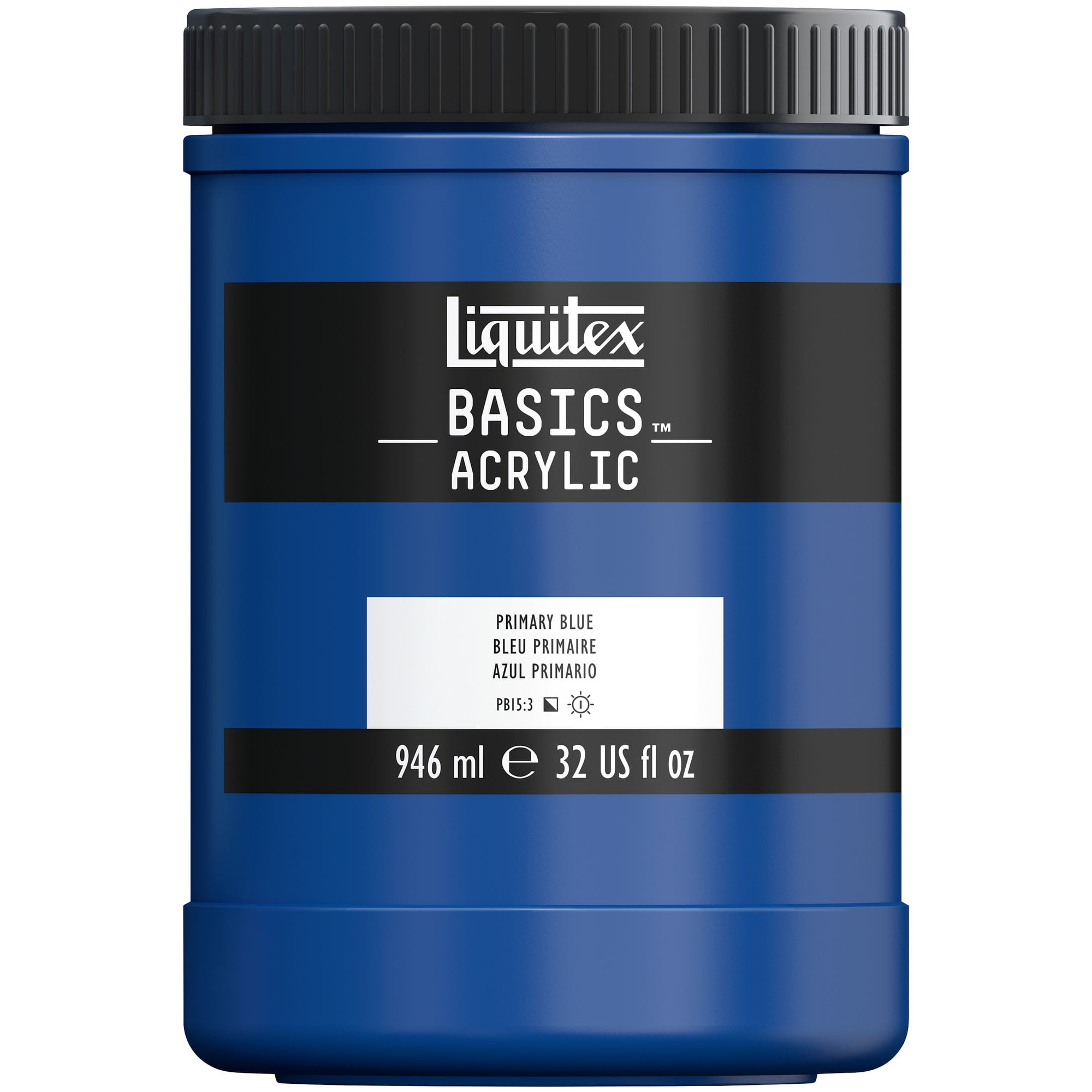 Liquitex BASICS Acrylic Color, 32 oz., Primary Blue - Walmart.com