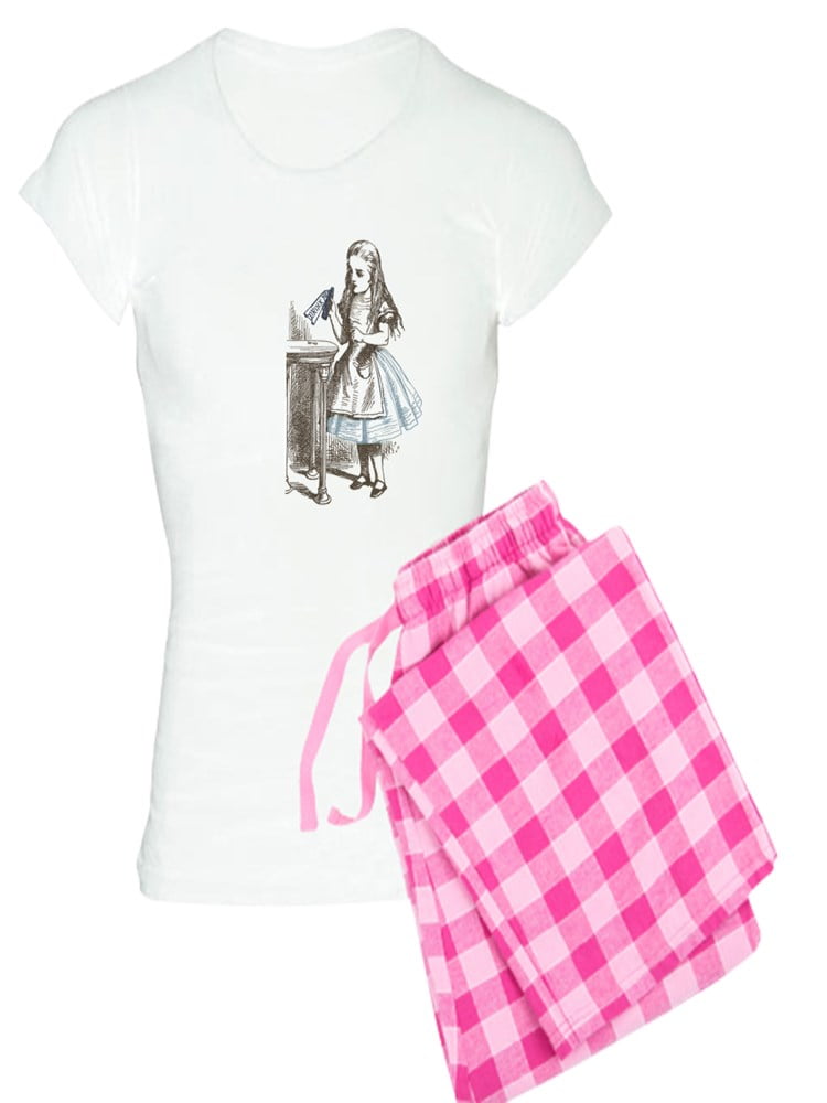 CafePress - Alice In Wonderland Drink Me Pajamas - Women's Light ...
