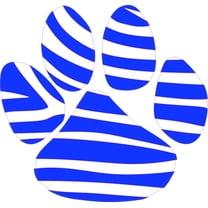 4.5in x 5in Leopard Animal Paw Print Window Sticker Decal Sticke ...
