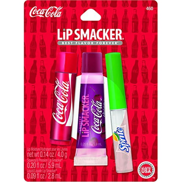 Lip Smacker Coca-Cola Lip Gloss Smacker Trio Collection, 3 Count ...