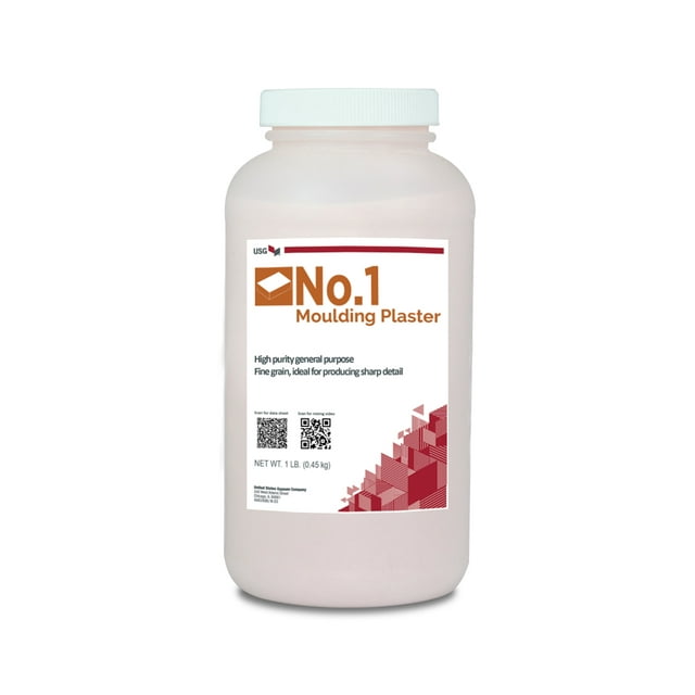 No.1 Moulding Plaster 1 pound container - Walmart.com