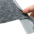 Dingrich 10ft Carpet Transition Strip, PVC Floor Edge Trim, Easy Cut-to ...