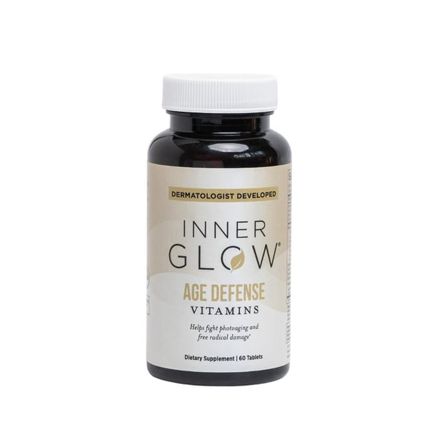 Suplemento de vitaminas Inner Glow Age Defense desarrollado por ...