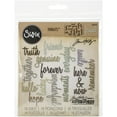Sizzix Thinlits Dies By Tim Holtz 16/Pkg Friendship Script Words - Walmart.com