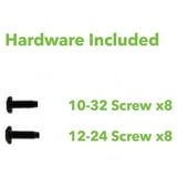 NavePoint Adjustable Rack Mount Server Shelf Shelves Rail Rails 1U ...