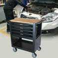 4 Drawers Tool Cart with Wheels, Rolling Tool Cart Storage Cabinet with ...