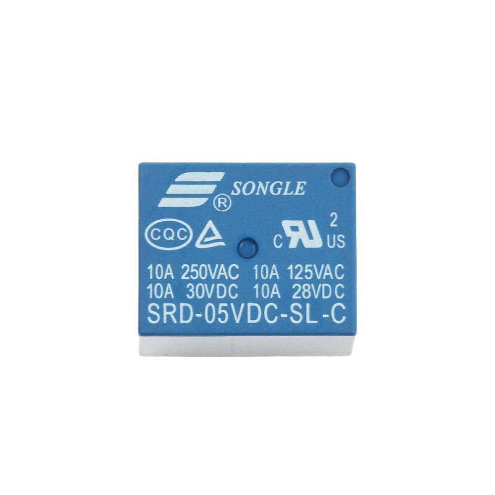 10pcs Power Relay SRD-05VDC-SL-C-5pin - Walmart.com