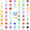 HIFORNY 55 Pack Colored Pencils Set, 52 Colors, Art and Sketching ...
