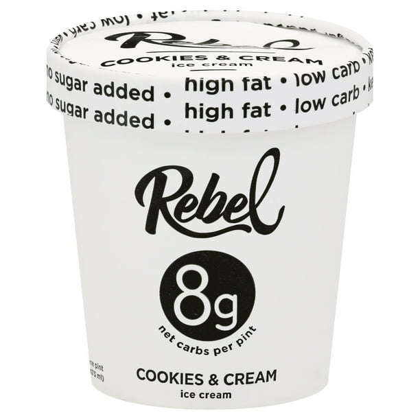 Rebel Ice Cream | Cookies & Cream - Walmart.com - Walmart.com