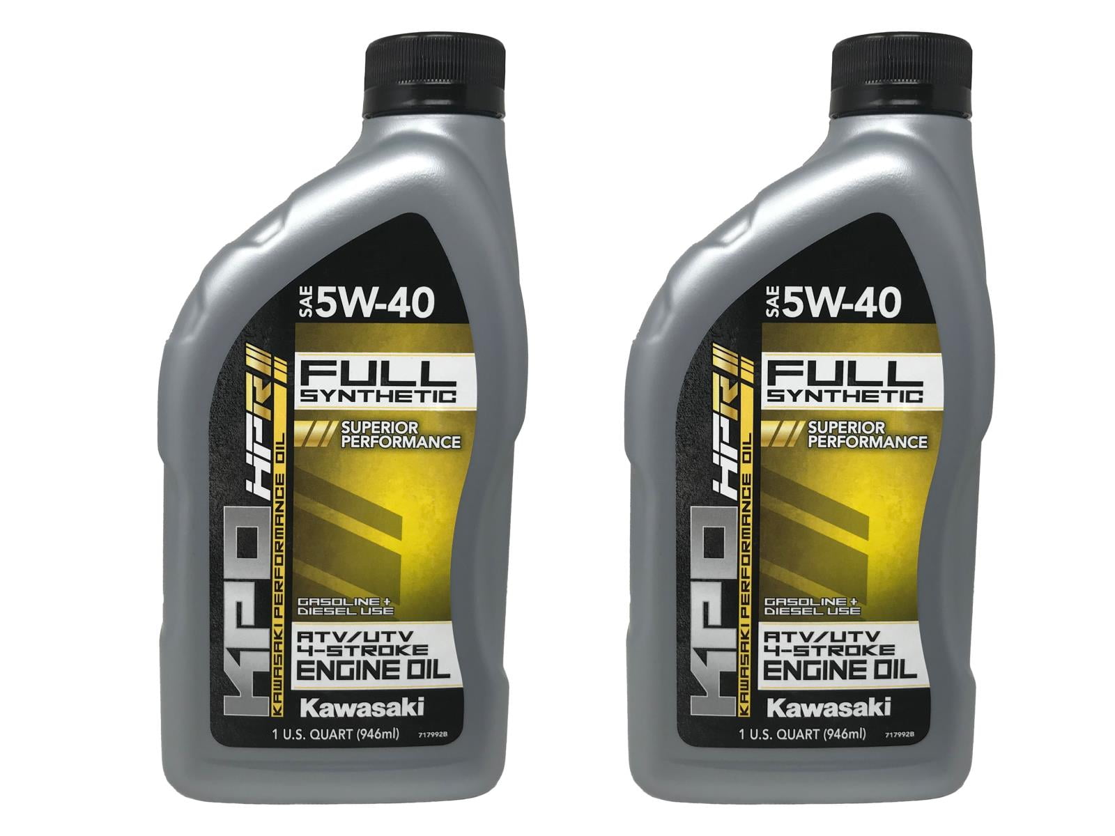 Kawasaki Genuine OEM KPO Full Synthetic 5W-40 Oil K61027-500-01Q - 2 ...