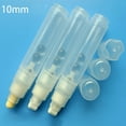 COOLHOOD Empty Pens 10mm Flat or Round Head Refillable Acrylics Empty ...