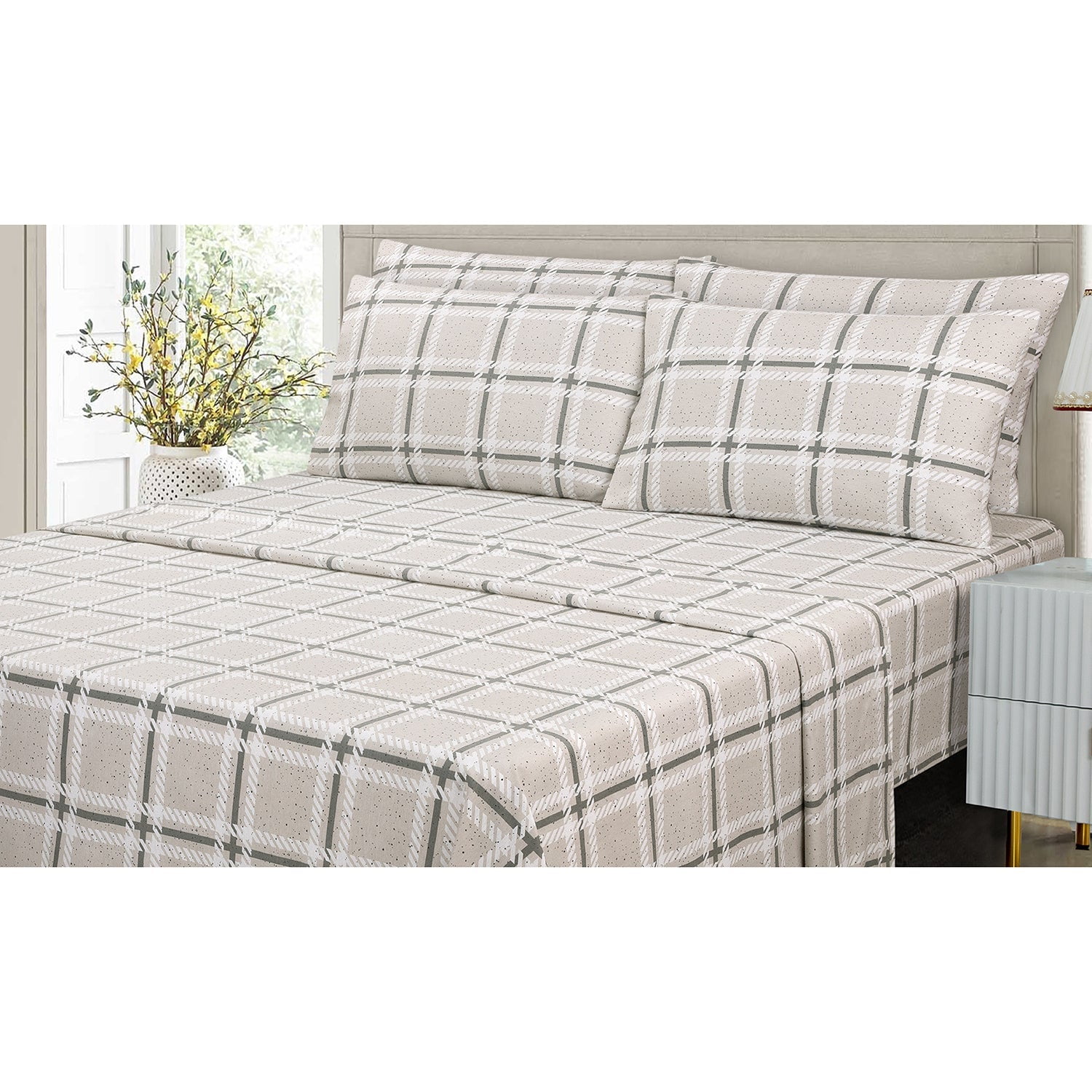 Click here for Cotton House - Flannel Sheet Set  100 Cotton  Twin... prices