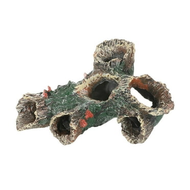 Walbest Aquarium Trunk Decorations, Resin Fish Tank Betta Log Aquarium ...