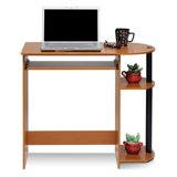 Furinno Simplistic Easy Assembly Computer Desk with Pull-Out Keyboard ...