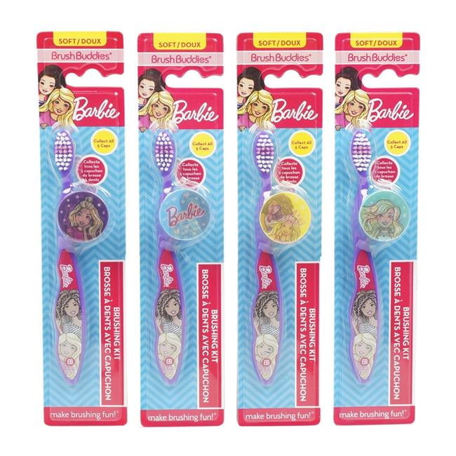 Barbie 2344081 Barbie Toothbrush with Cap - Case of 24 - Walmart.com ...