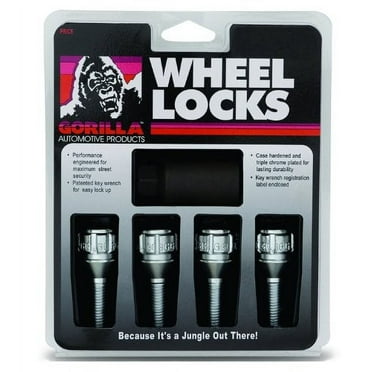 Gorilla Automotive 21631BC Black Chrome Small Diameter Wheel Locks ...