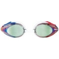 Arena Tracks Mirror Swimming Goggles Gold-Blue-Red, Adjustable, Anti ...