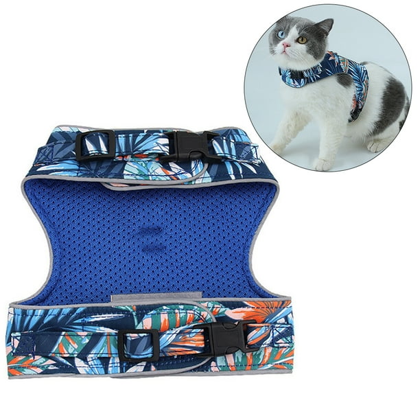 Reflective Cat Vest Adjustable Cat Walking Harness Cat Chest Harness ...