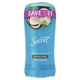 Secret Clear Gel Antiperspirant and Deodorant for Women Coconut Scent 2 ...