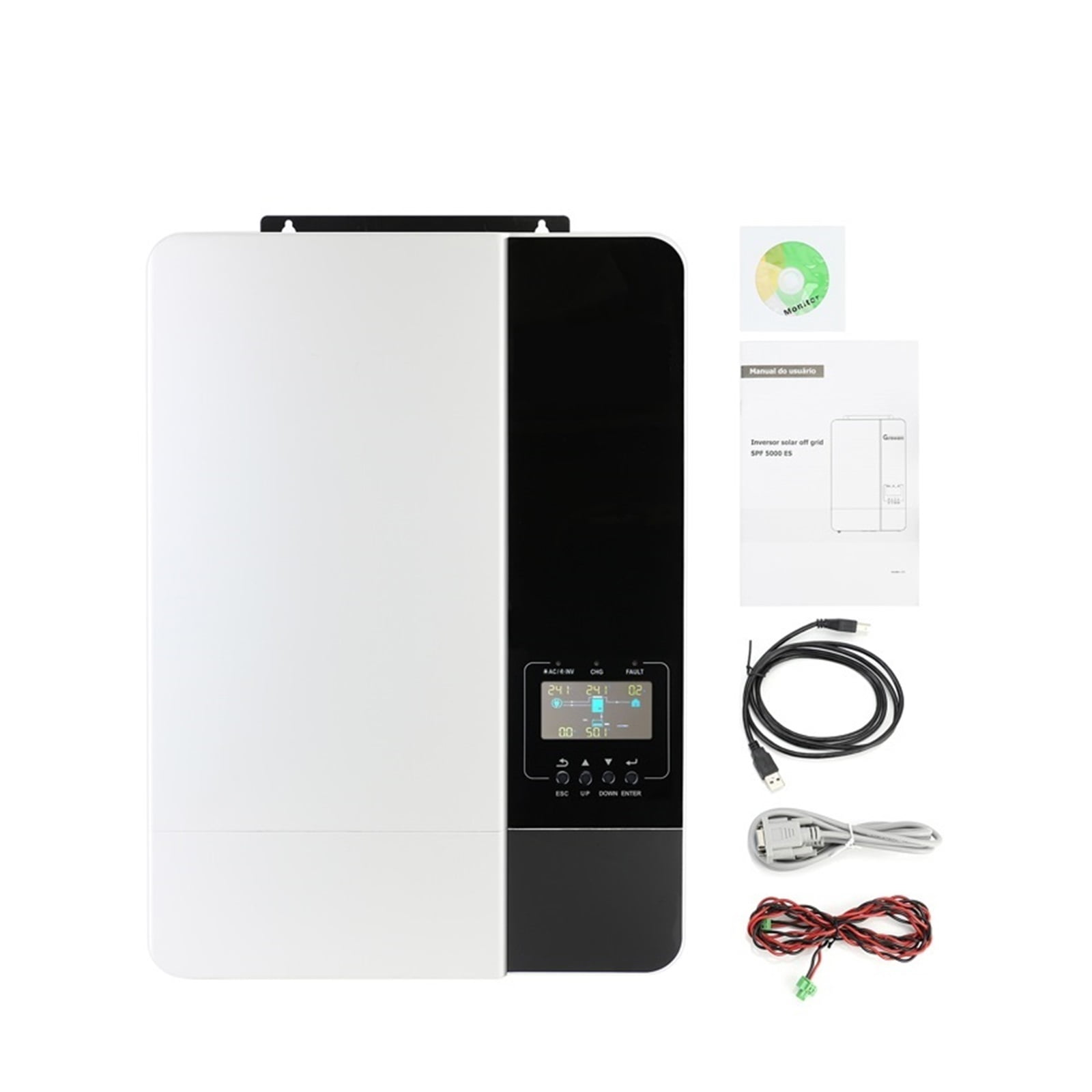 3.5KW/5KW Hybrid Solar Inverter 48V 230V MPPT 80A/100A Pure Sine Wave ...