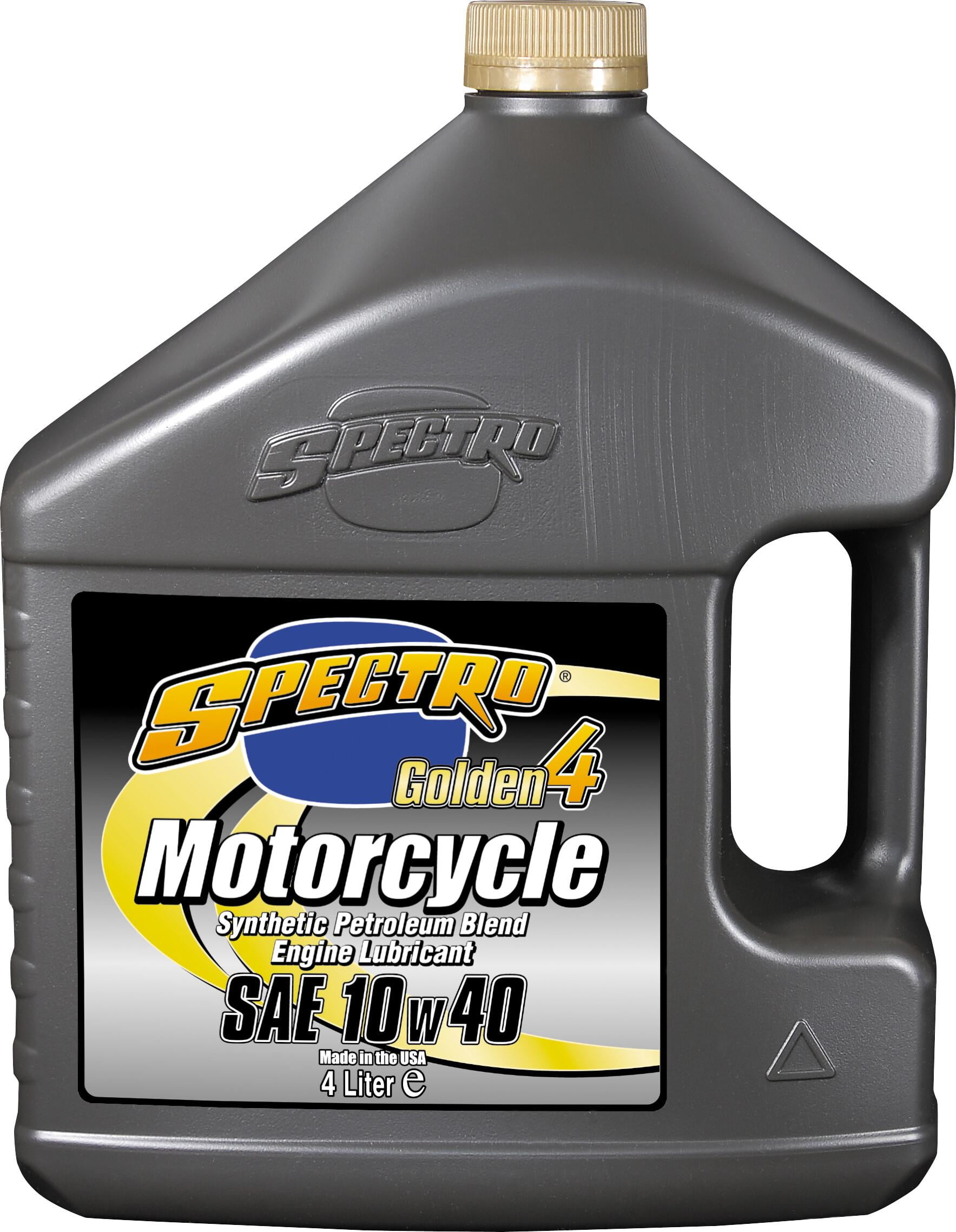 Spectro 310349 Golden Motorcycle Semi-Syn 4T - 10W40 - 4lt. - - Walmart.com