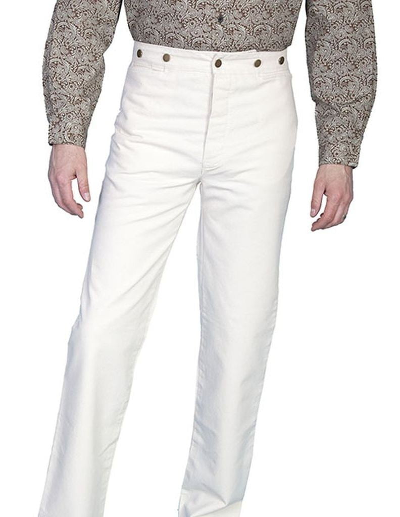 Scully Western Pants Mens Old West Durable Canvas Rugged RW040 ...