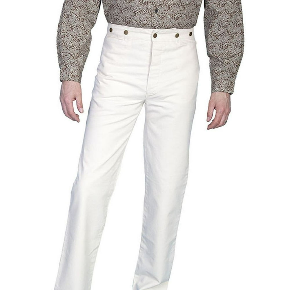 Scully Leather - Scully Western Pants Mens Old West Durable Canvas ...