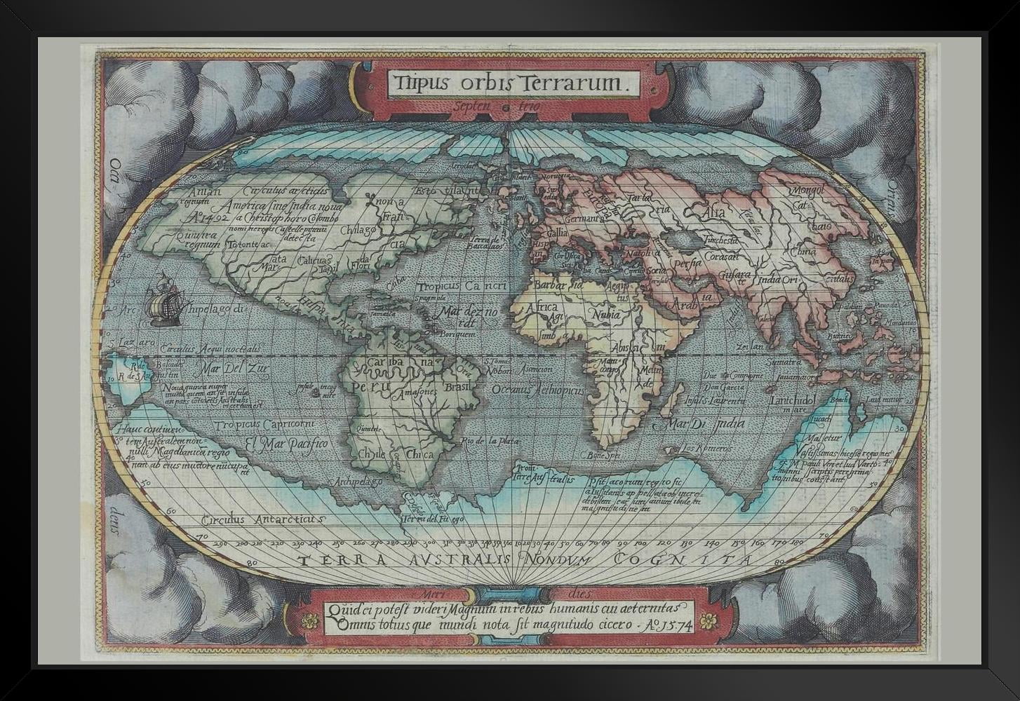 Old World Atlas Antique Style Map Travel World Map with Cities in ...