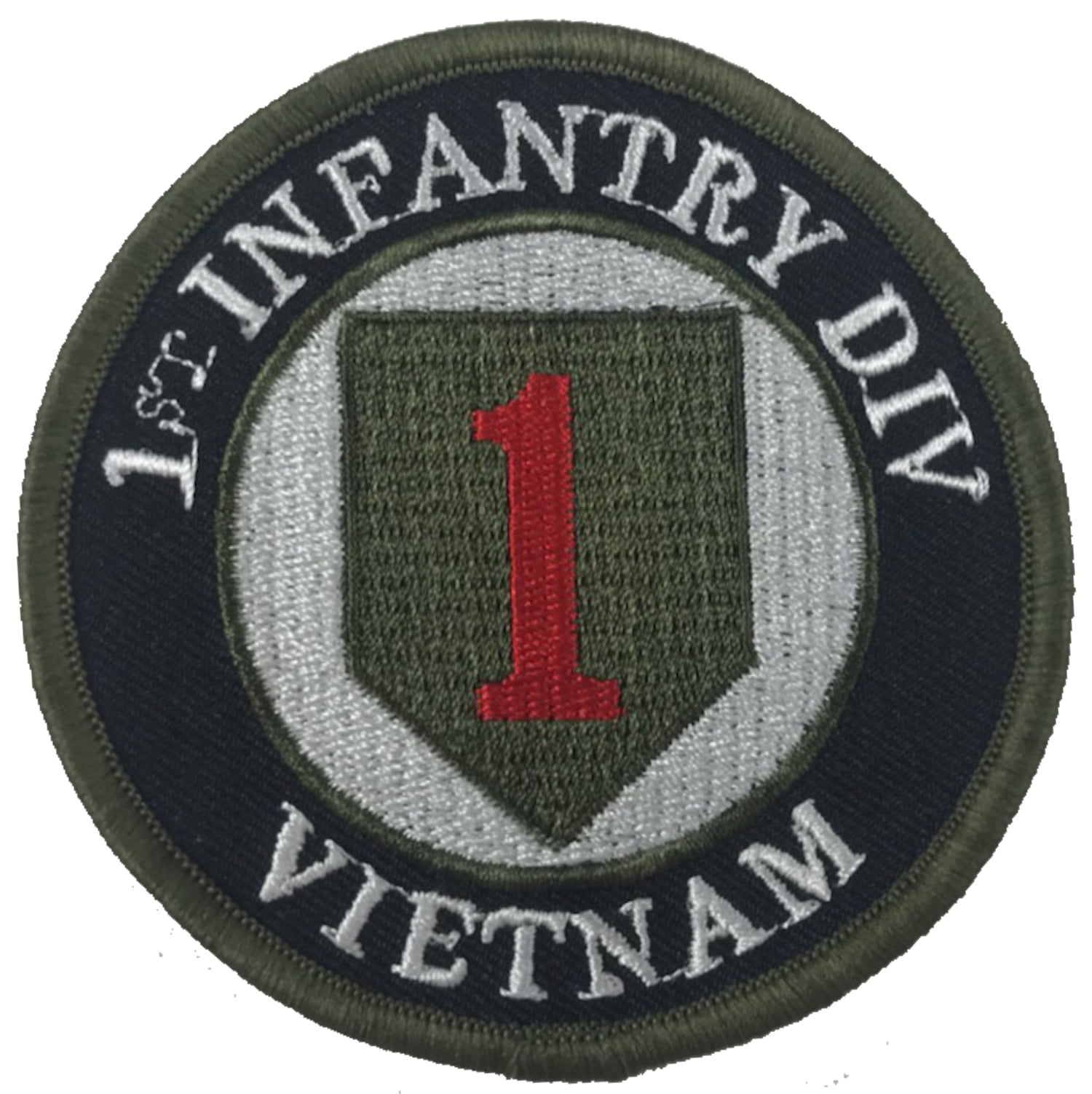 US ARMY VIETNAM WAR 1ST ID FIRST INFANTRY DIVISION PATCH BIG RED ONE ...