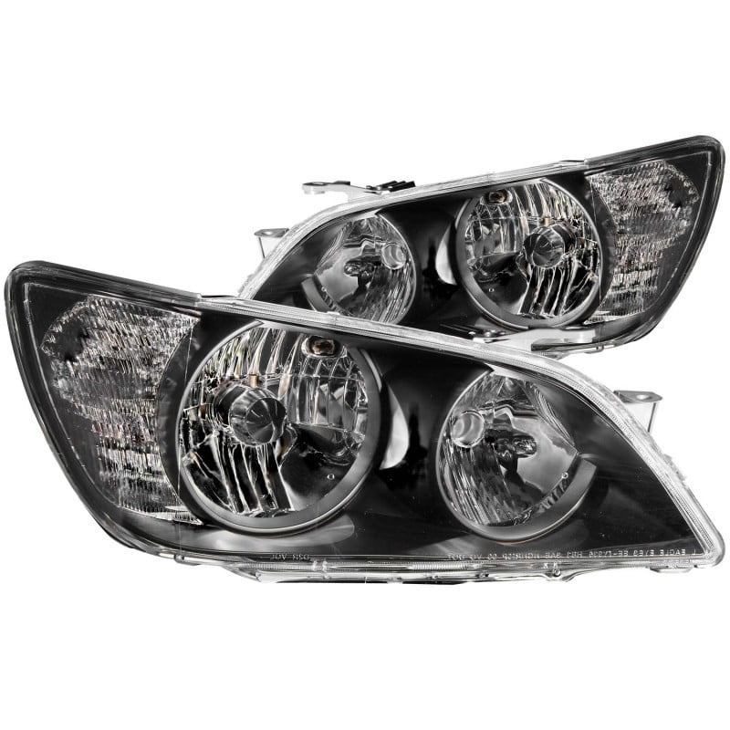 ANZO 2001-2005 Lexus Is300 Crystal Headlights Black - Walmart.com