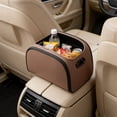 Crafted From Fine Leather And Soft Flannel Car Storage For SUV Sedan ...