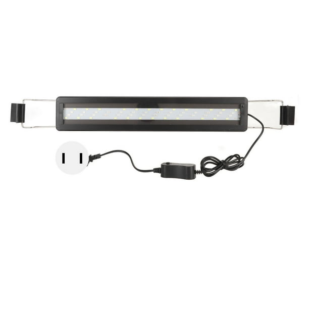 Aquarium Light, 4 Rows Black Low Power LED Aquarium Light Splashproof ...