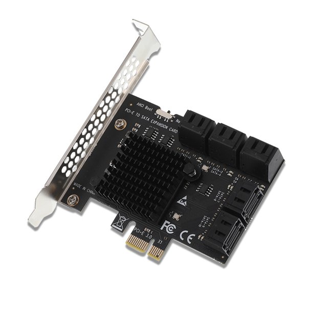 VONKY PCI-E to SATA Extender Splitter High Speed PCI-Express Expansion ...