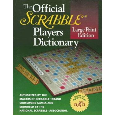 The Official Scrabble Players Dictionary (Hardcover) - Walmart.com