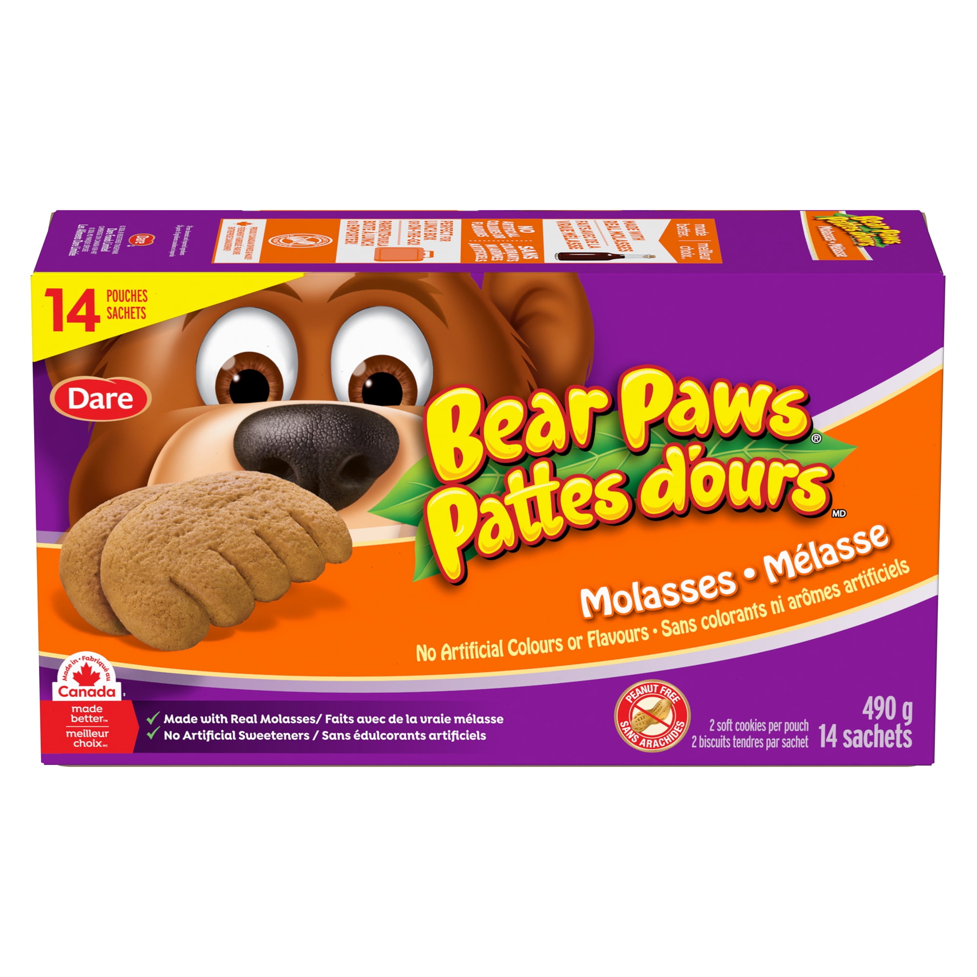 Click here for Bear Paws Molasses Cookies Standard prices
