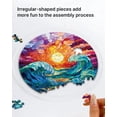 7.4 Inch Acrylic Suncatcher, Transparent Window Pendant Decor, Light ...
