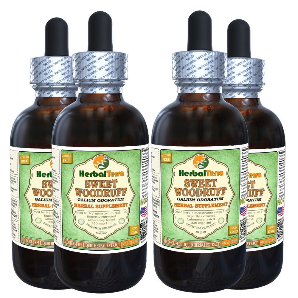Sweet Woodruff (Galium Odoratum) Glycerite, Organic Dried Herb Alcohol ...