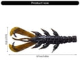 10Pcs Fishing Lures Set, Soft PVC Fishing Craw Baits Crawfishes Lures ...