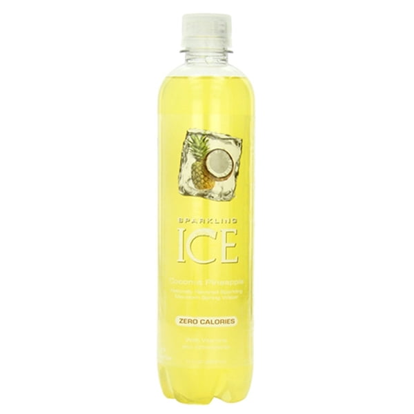 Sparkling Ice Coconut Pineapple 17 oz Plastic Bottles - Pack of 12 - Walmart.com