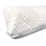 Qbedding Extra Firm Talalay Latex Pillow, Natural with Removable Cover ...